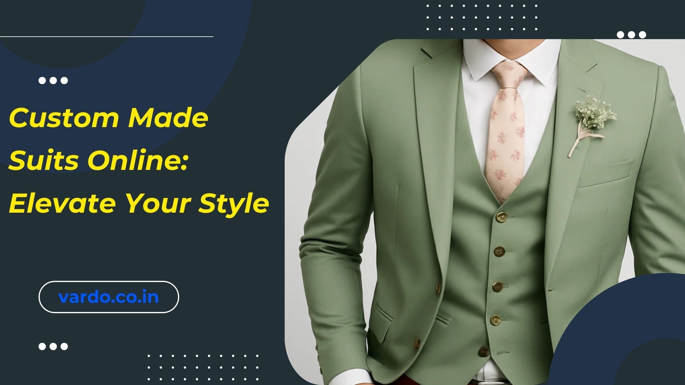 Custom Made Suits Online: Elevate Your Style – VARDO