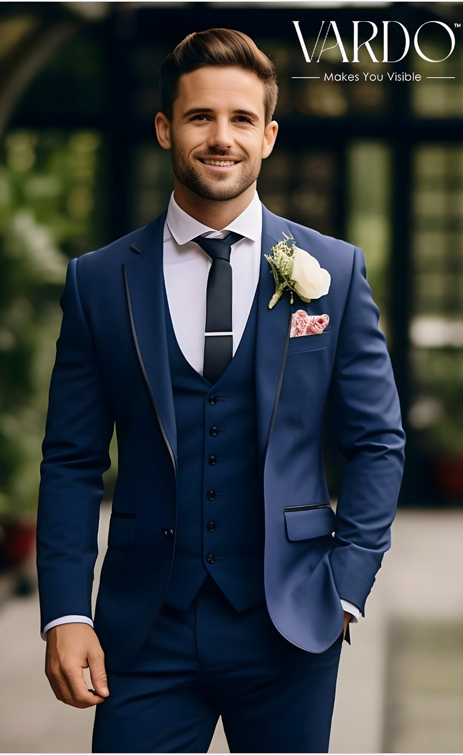 Affordable Double Breasted Suit for Men | Modern Wedding Suits – VARDO