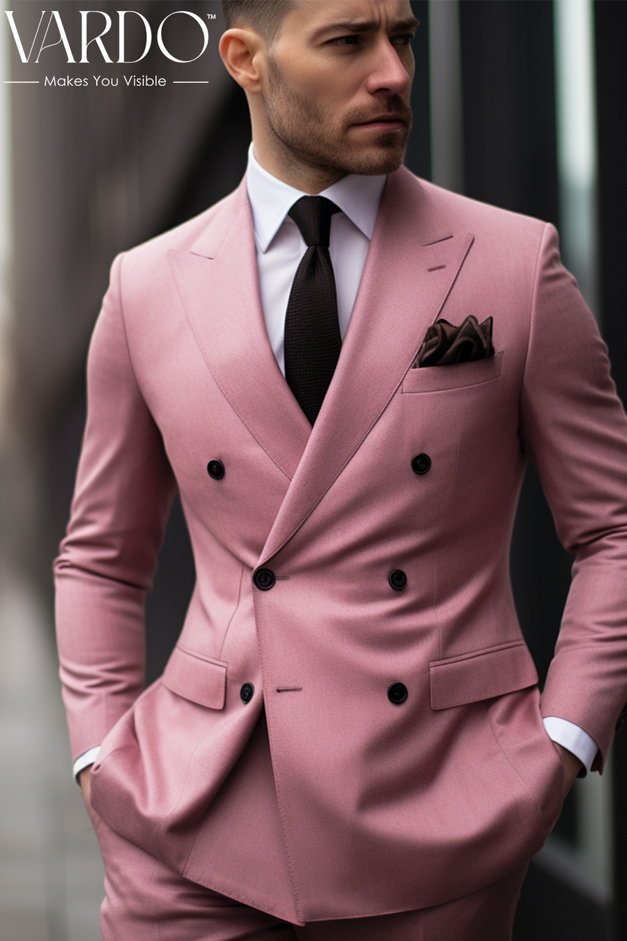 Affordable Double Breasted Suit for Men | Modern Wedding Suits – VARDO